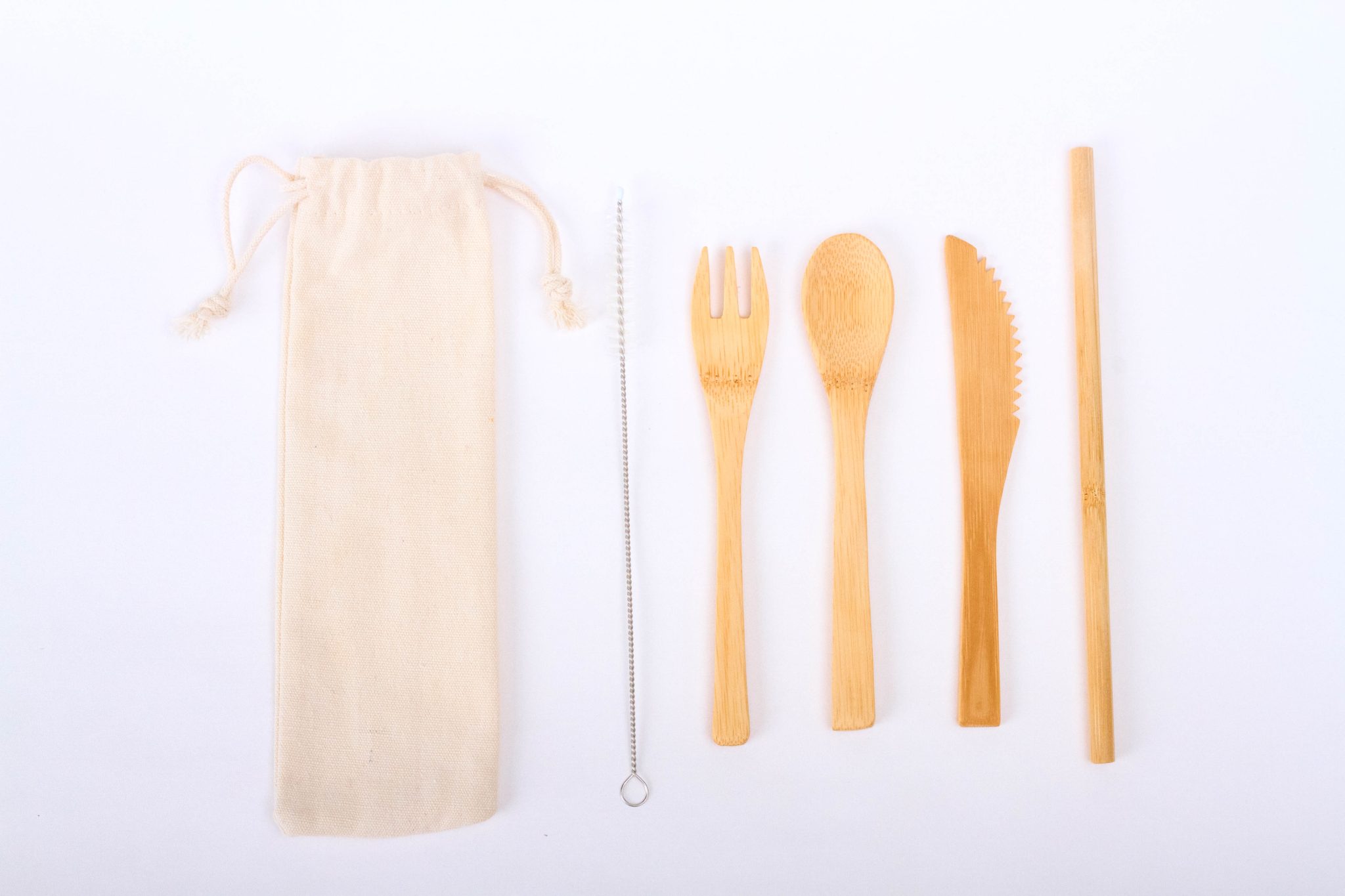 Kit De Cubiertos De Bambú Eco - Linea Eco